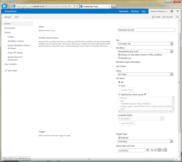 Harepoint Workflow Scheduler For Sharepoint Screenshots